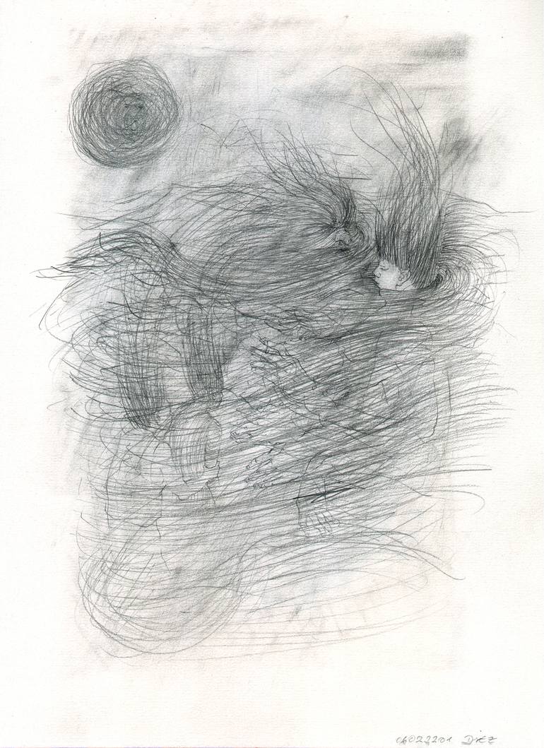 subconscious Drawing by Hans Juergen Diez | Saatchi Art