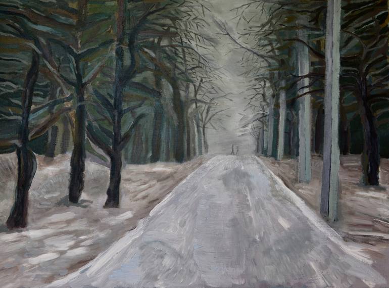 Forest in Russia Painting by Philippe Rudaz | Saatchi Art