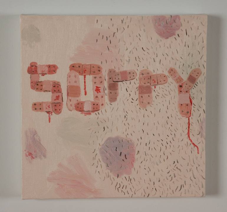 Sorry Painting by Shaun Morin | Saatchi Art