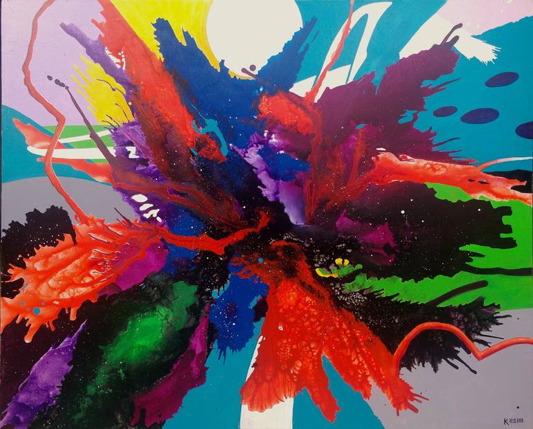 Interstellar Painting by Kamran Azim | Saatchi Art