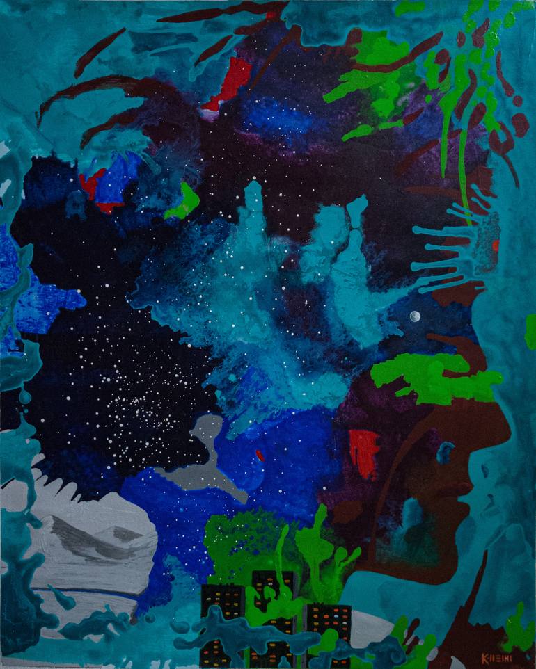 Ascension Painting by Kamran Azim | Saatchi Art