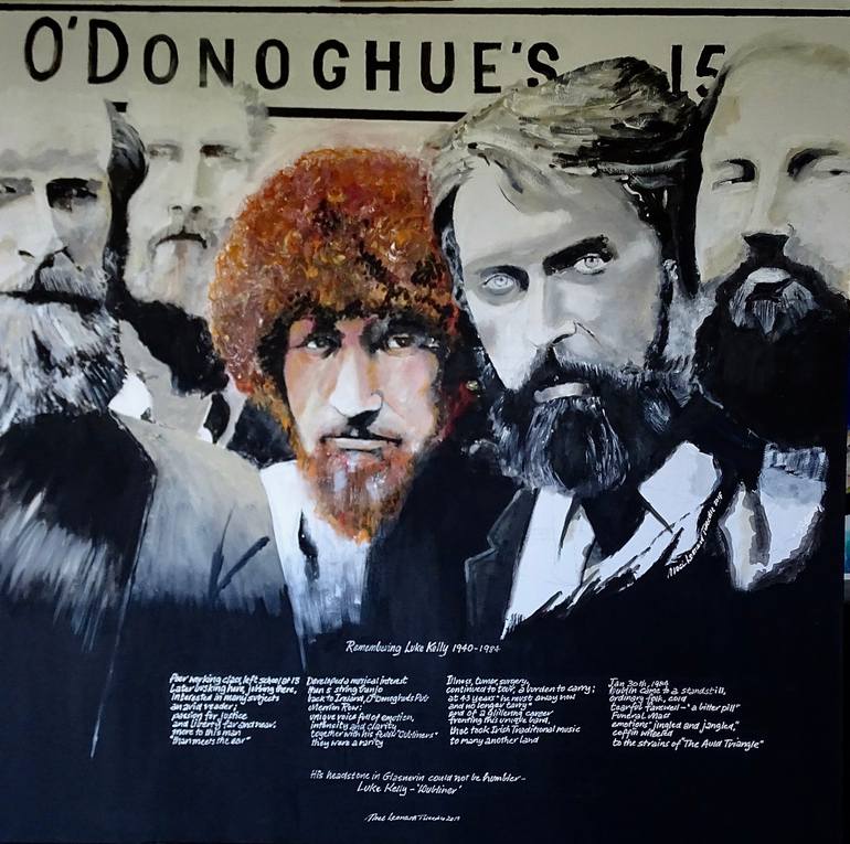 Remembering Luke Kelly 1940 -1984 Painting by Noel Tweedie | Saatchi Art