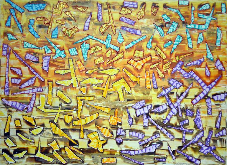 Riddle Painting by Jose Luis Seligson | Saatchi Art