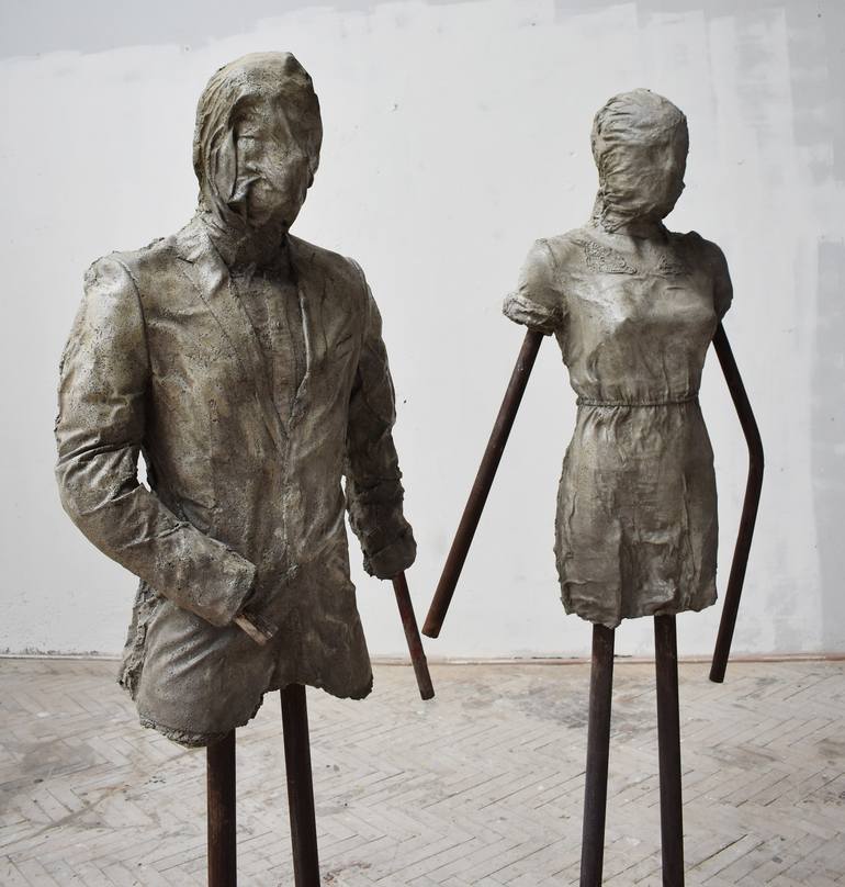 Love Is Blindness Sculpture by Nikola Emma Rysava | Saatchi Art
