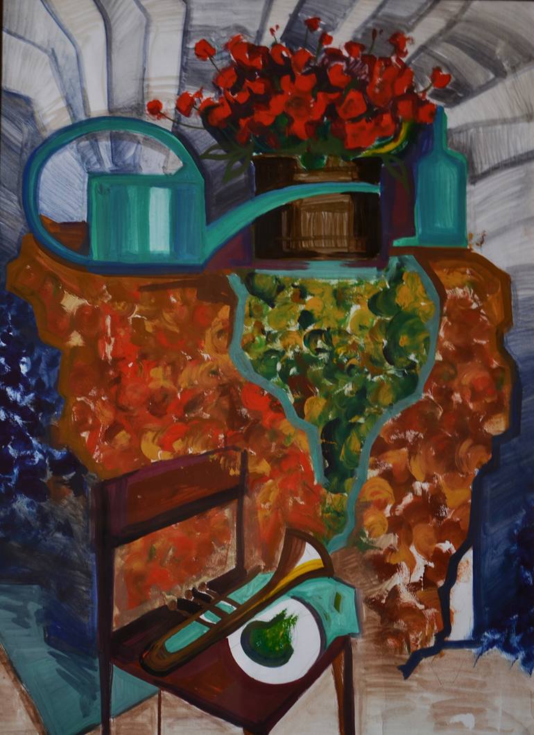 Always Painting by Otto Asto | Saatchi Art