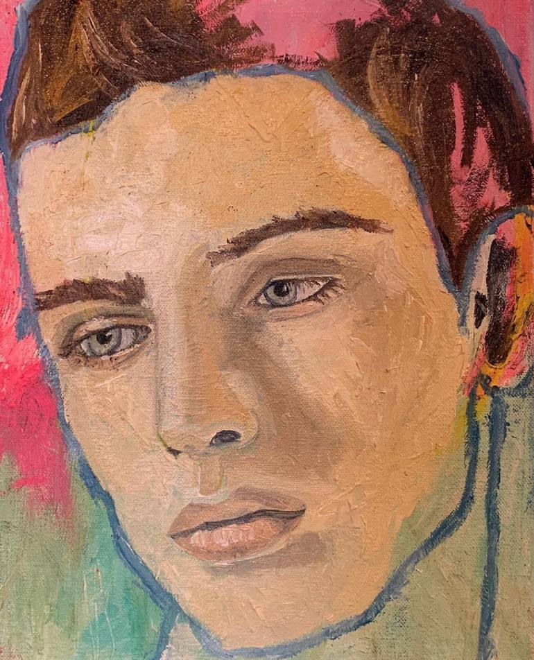 Portrait II Painting by Klara Edstrand | Saatchi Art