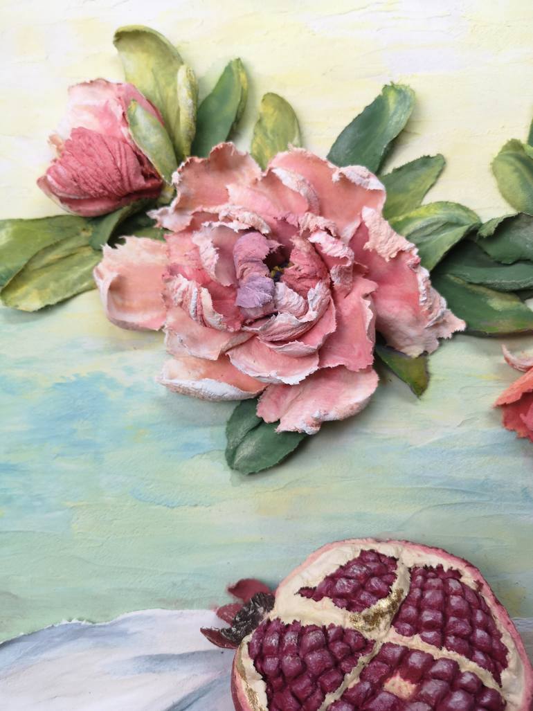 With Renewed Vigor - beautiful pomegranate still life Sculpture by ...