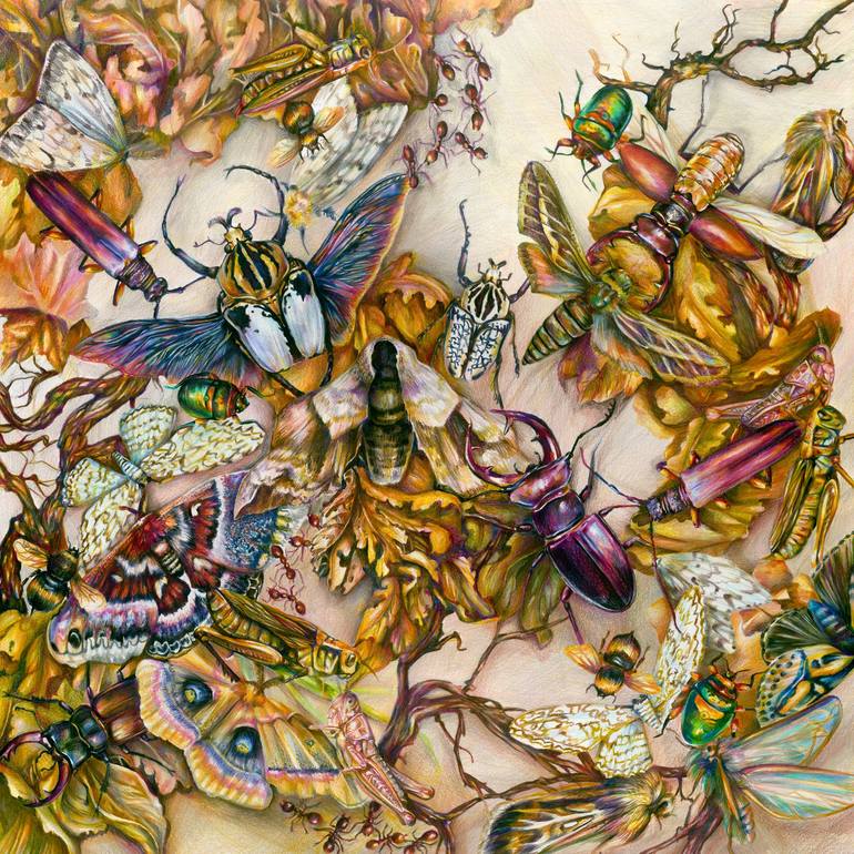 The substance Drawing by Elena Schaefer | Saatchi Art