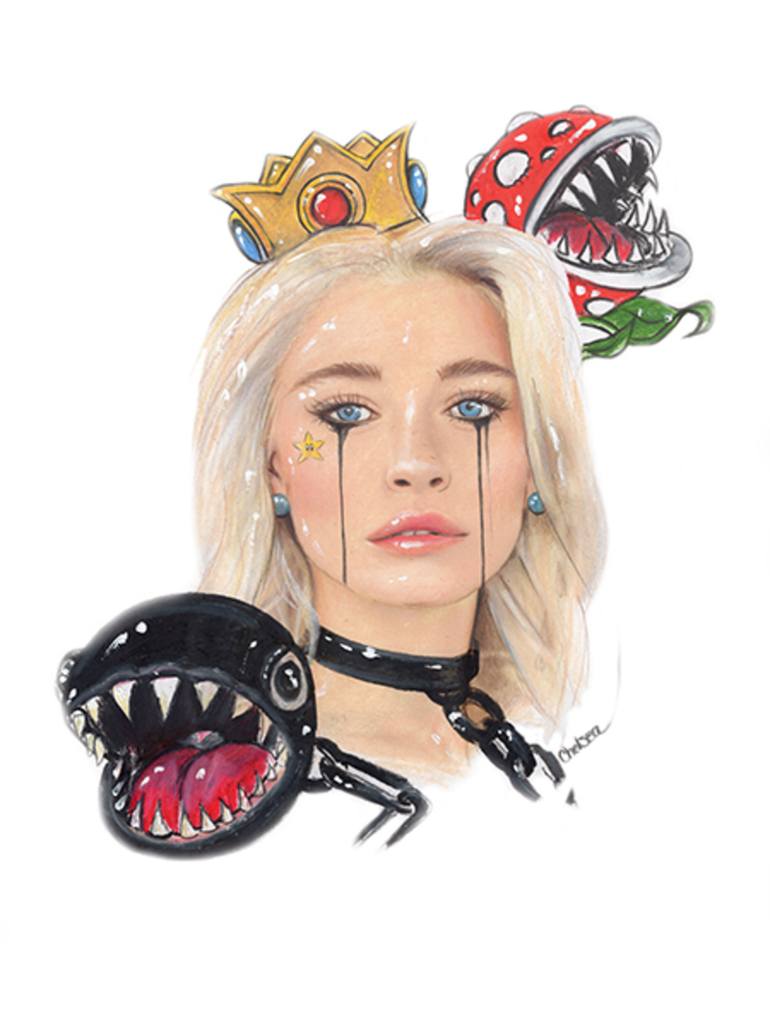 Game Over Drawing by Chelsea Macsai | Saatchi Art