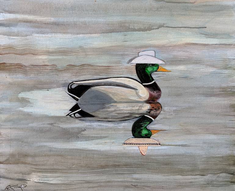 Crossing The Border Painting by Ealy Mays | Saatchi Art