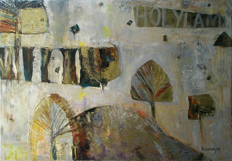 HolyLand Painting by Romaya Puchman | Saatchi Art