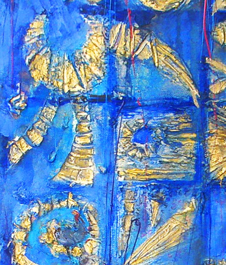 Blue Space Painting by Romaya Puchman | Saatchi Art