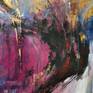 Gold rain flowers expression Painting by Romaya Puchman | Saatchi Art