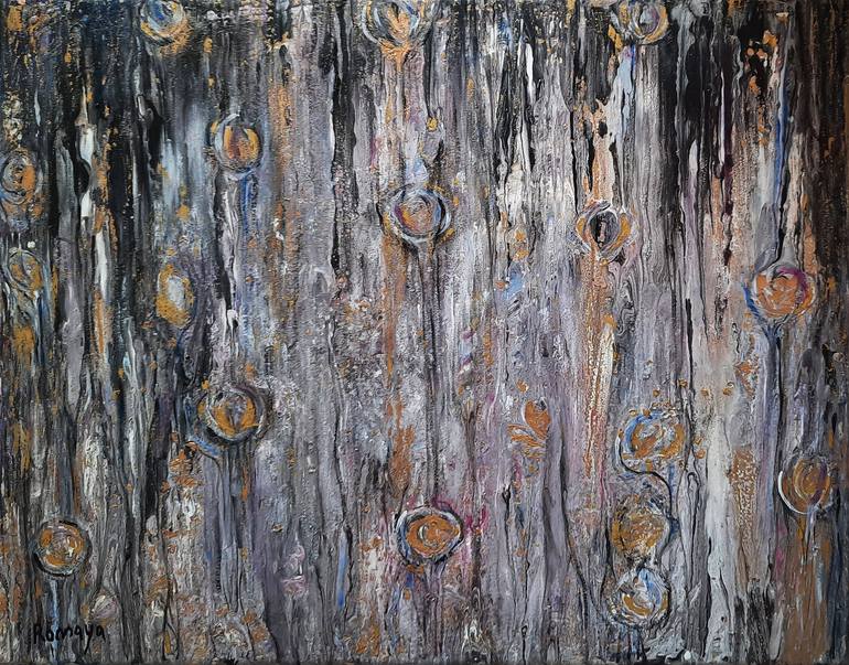 Gold light Painting by Romaya Puchman | Saatchi Art