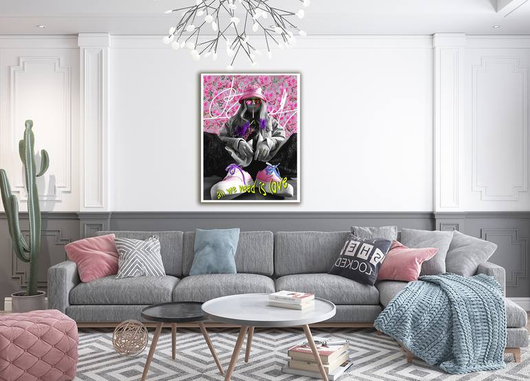 Alex in love pop art digital art - Limited Edition of 5 Printmaking by ...