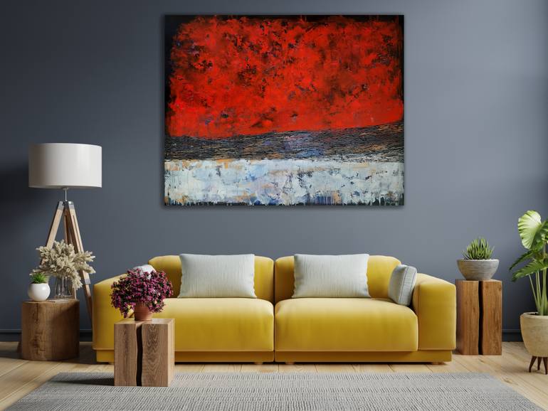 Red Planet Painting by Romaya Puchman | Saatchi Art