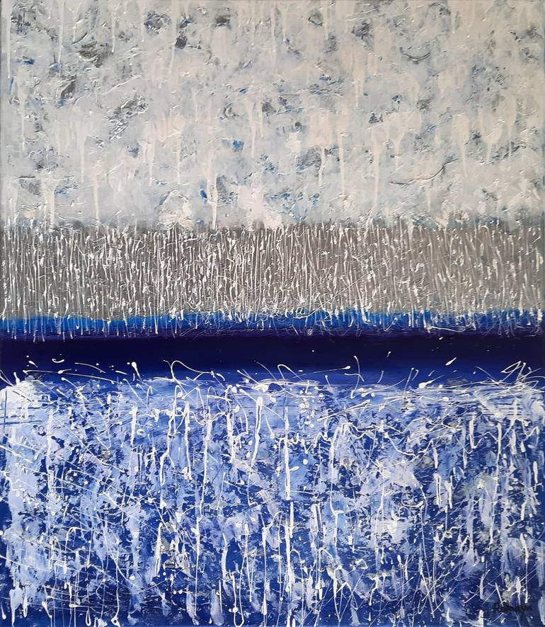 White Expression unique Painting by Romaya Puchman | Saatchi Art
