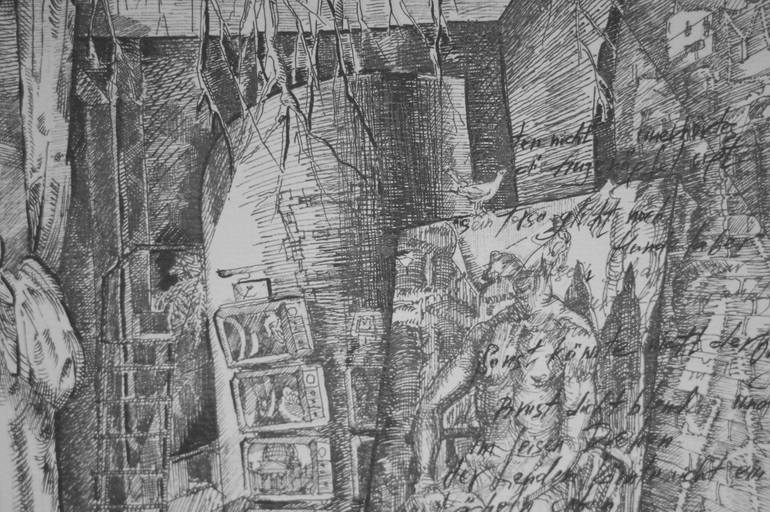 Dissonance I Drawing by Olga Polyanskaya | Saatchi Art