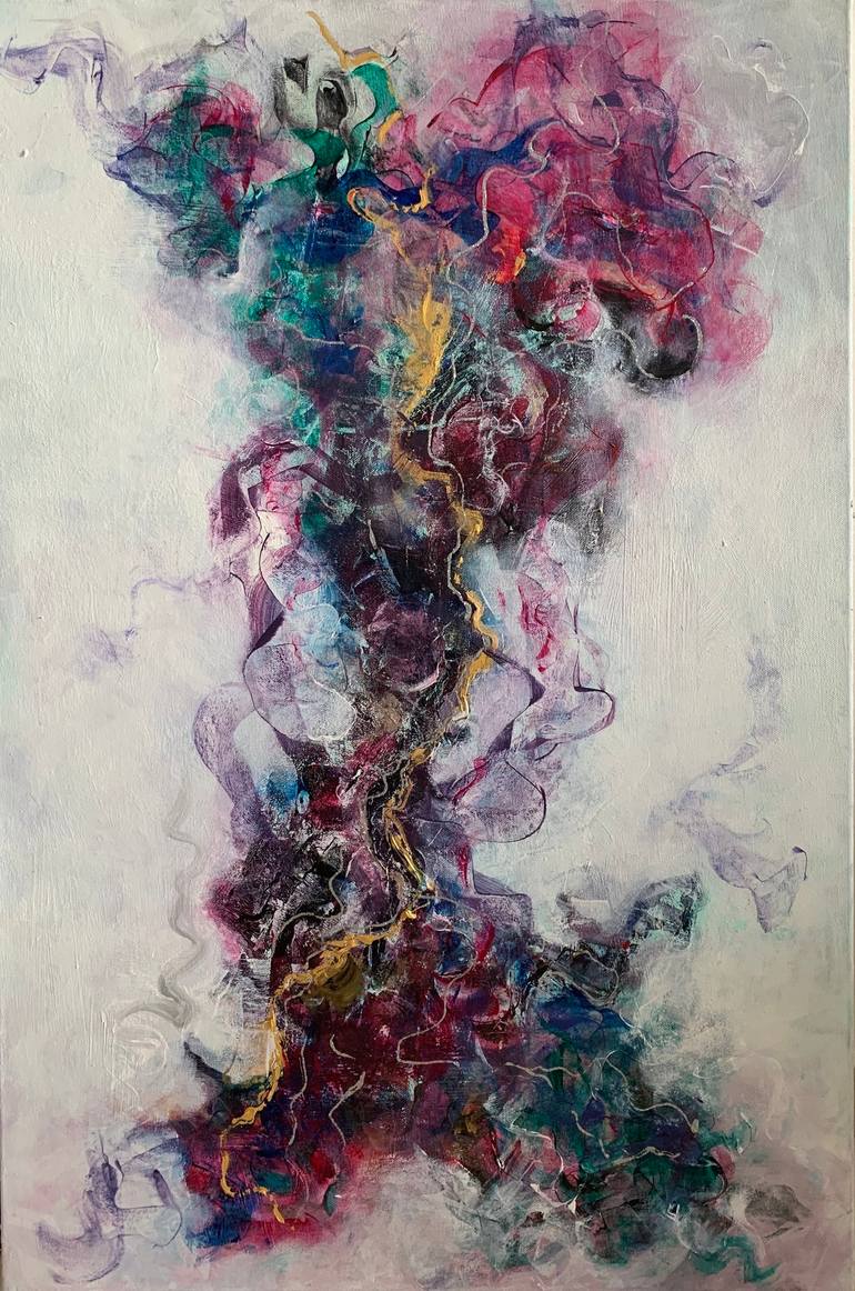 The String theory Painting by Ekaterina Fasolko | Saatchi Art