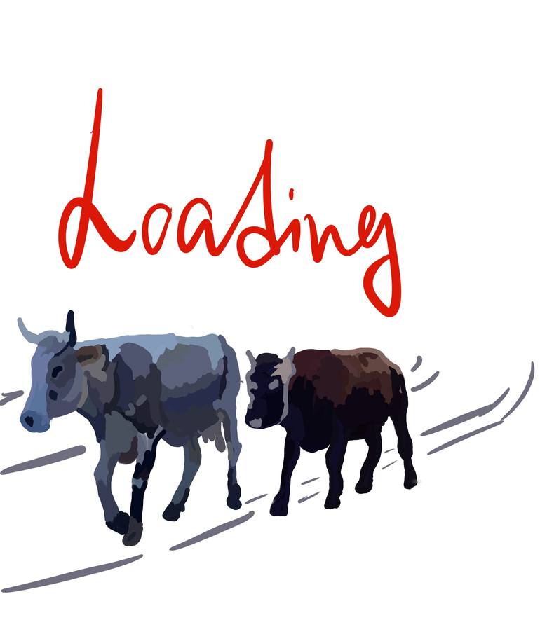 Loading Drawing by Maria Gunby | Saatchi Art