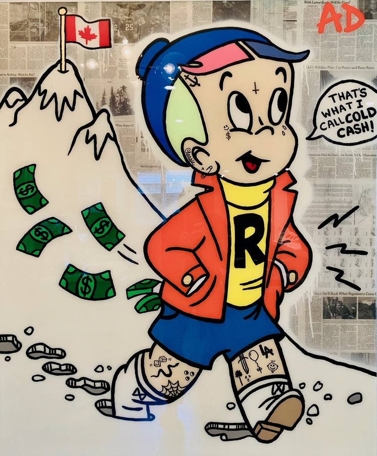 Rich in the Snow Painting by Alan Demers | Saatchi Art