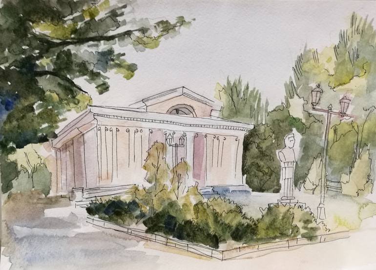 Тheatre Painting by Maria Tkachenko | Saatchi Art