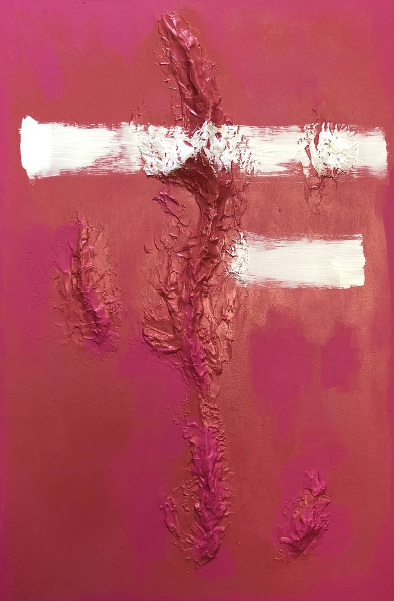 Erased love Painting by Jonathan Cheek | Saatchi Art