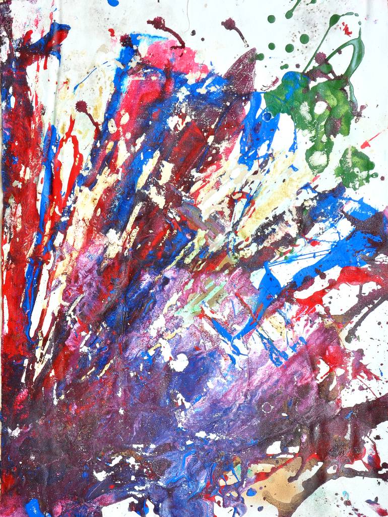 Cone & Ghee Acrylic Abstract Art Painting by Rajan Garg | Saatchi Art