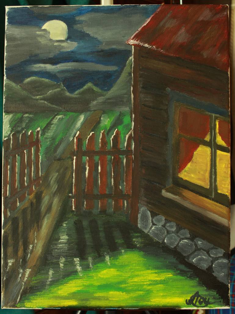 Night light Painting by Ivan Loginov | Saatchi Art