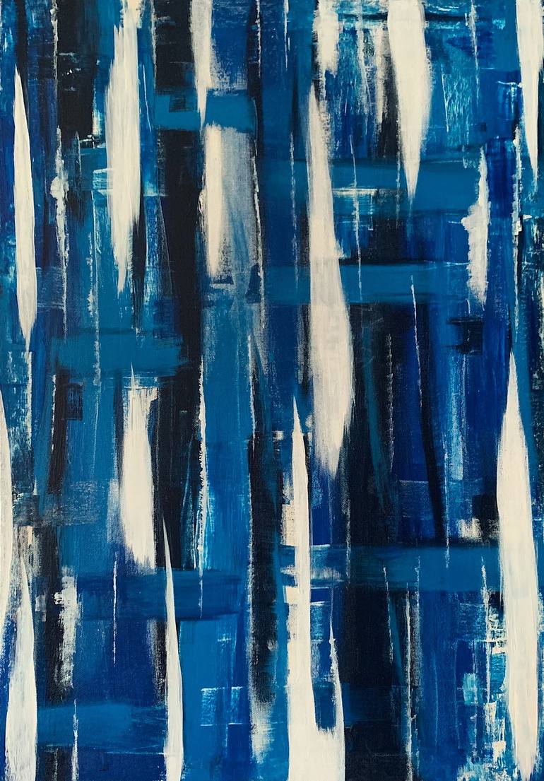 Nihilist blue Painting by Lena Ar | Saatchi Art