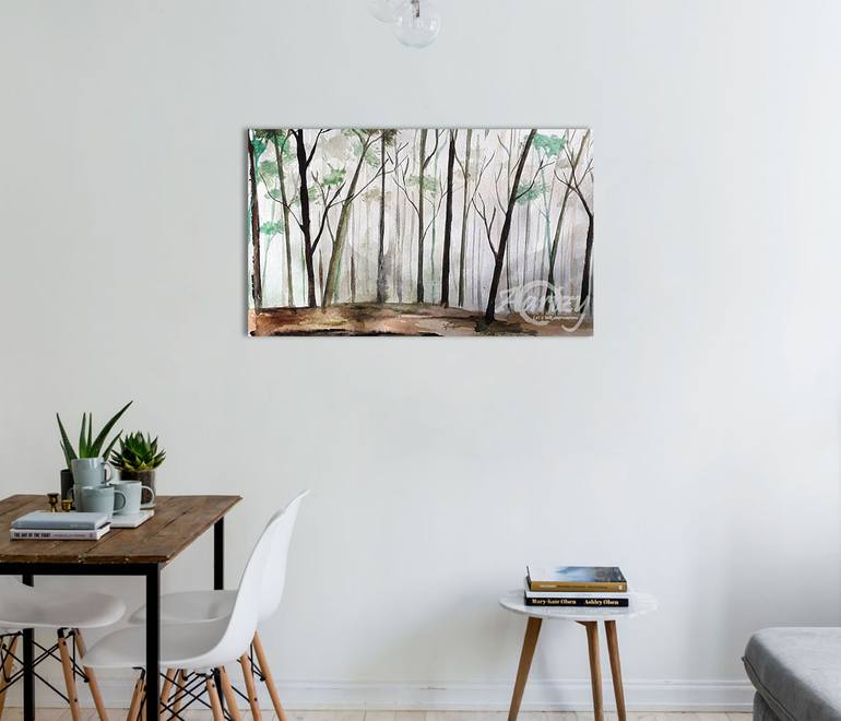Lonely Grove Painting by Sahani Madihage | Saatchi Art