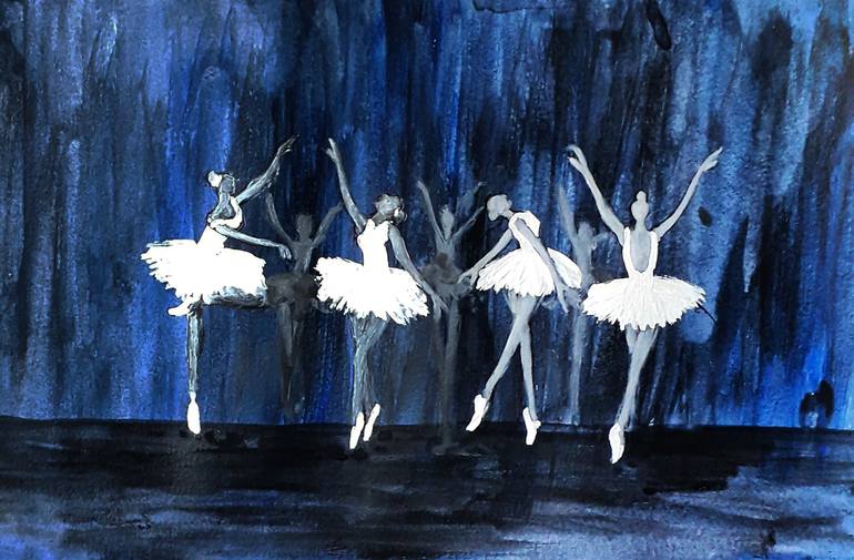 Dancing Stars Painting by Sahani Madihage | Saatchi Art