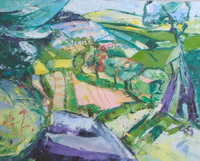 Towards Lowood Painting by Gwendol Gains | Saatchi Art