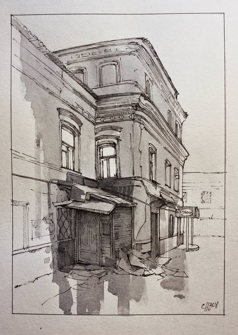 City of Tula Drawing by Aleksandra Chuvileva | Saatchi Art