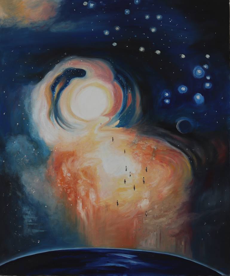 Stardust Painting by Sigrid Mirus | Saatchi Art