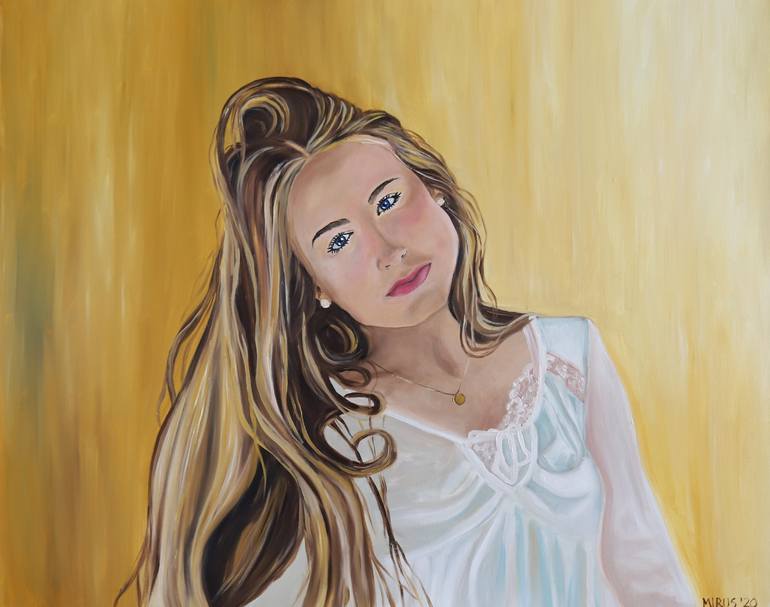 girl Painting by Sigrid Mirus | Saatchi Art