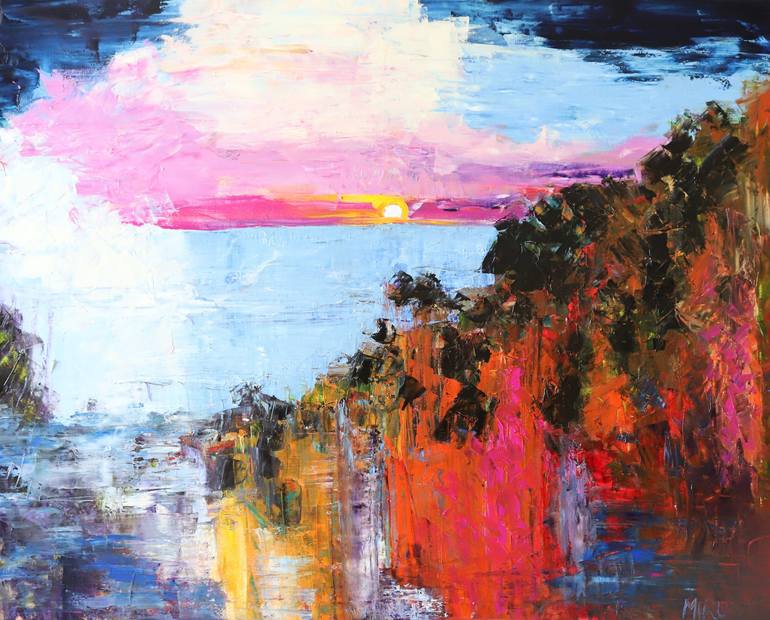 Ocean View Painting by Sigrid Mirus | Saatchi Art