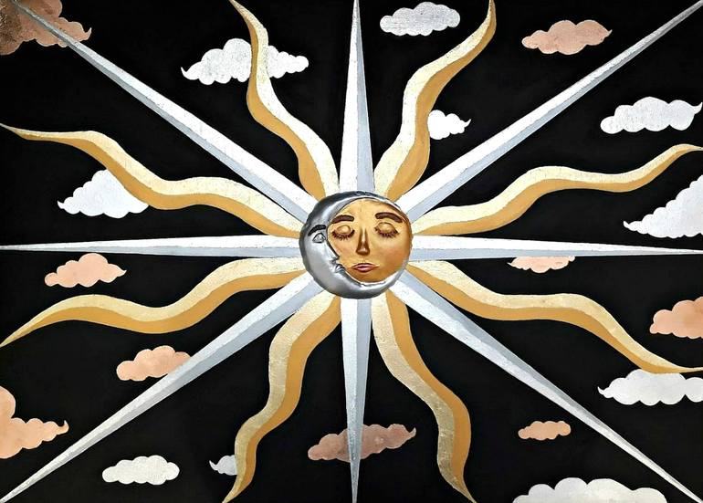 Celestial Unity Painting by Kristina M | Saatchi Art