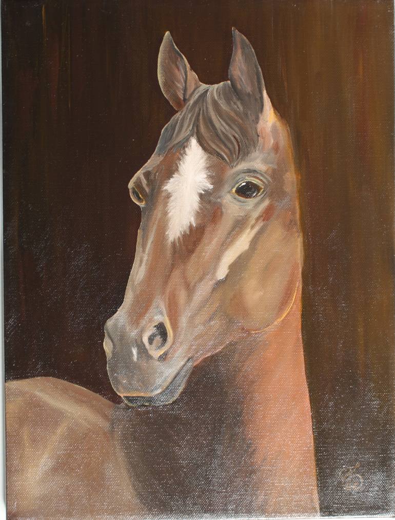 Portrait of Orion Painting by Elena Belyanskaya | Saatchi Art