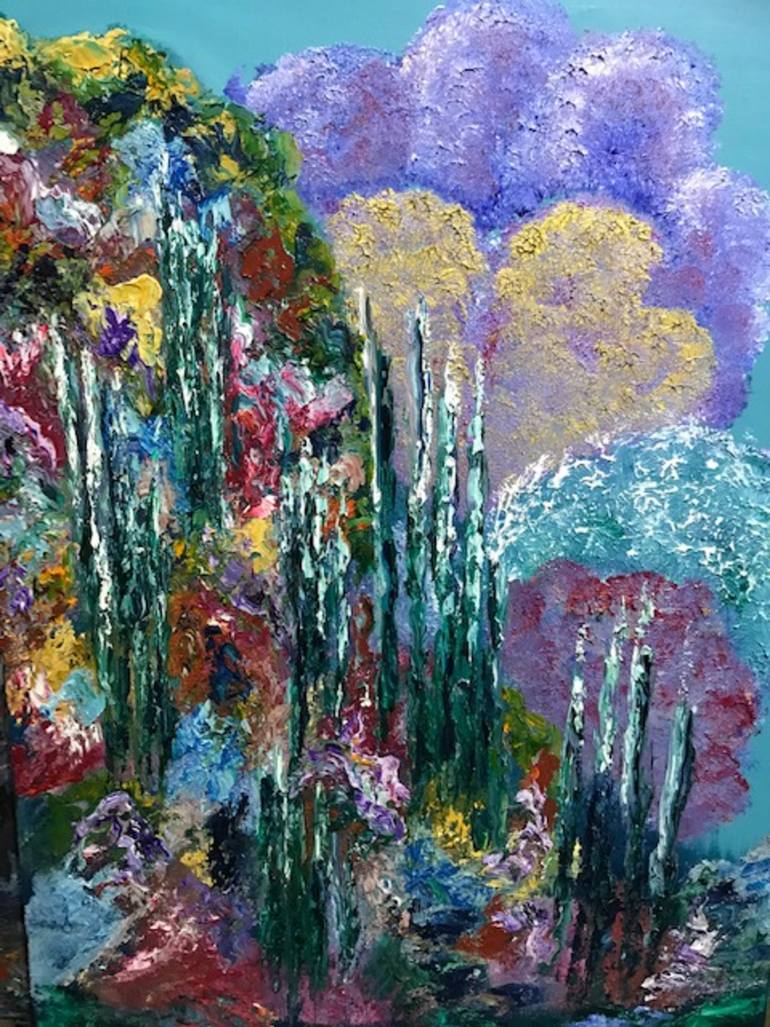 Hillside Corals Painting by Ian Mckillop | Saatchi Art