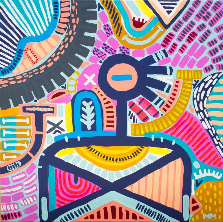 The Obvious Child Painting by Marie Morrison | Saatchi Art