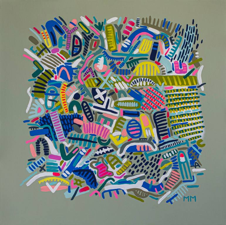 Motley Painting by Marie Morrison | Saatchi Art