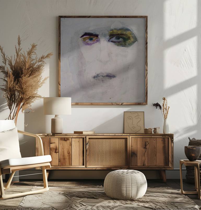 INVISIBLE GAZE Painting by Doris Schmitz | Saatchi Art