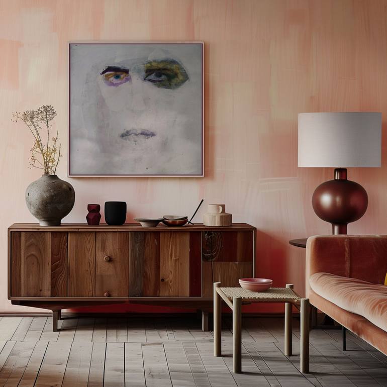 INVISIBLE GAZE Painting by Doris Schmitz | Saatchi Art