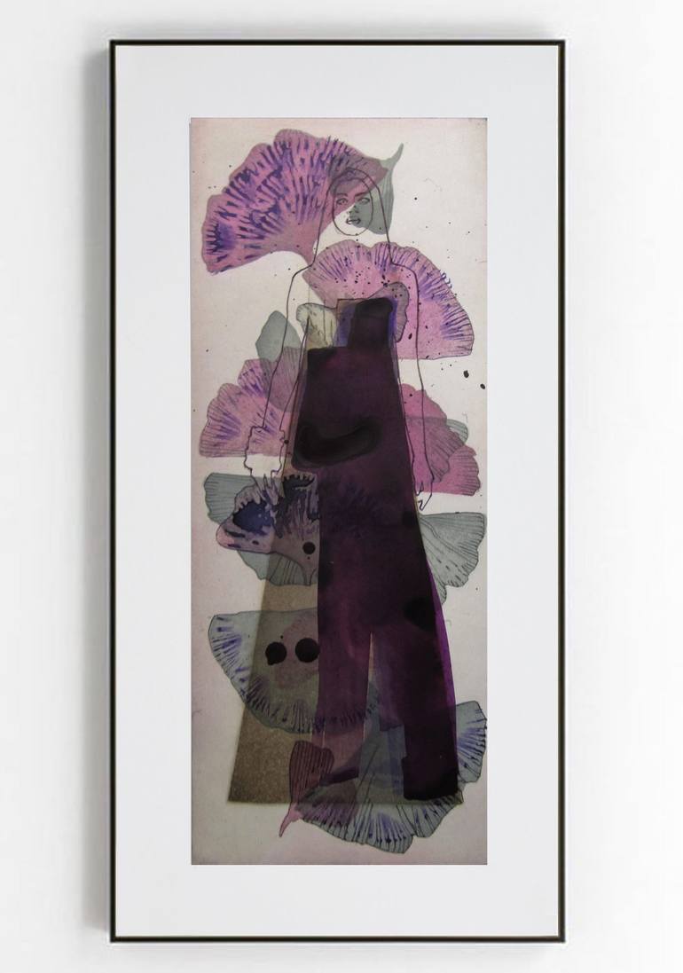 WOMAN MERGING WITH NATURE II - Limited Edition of 1 Printmaking by ...