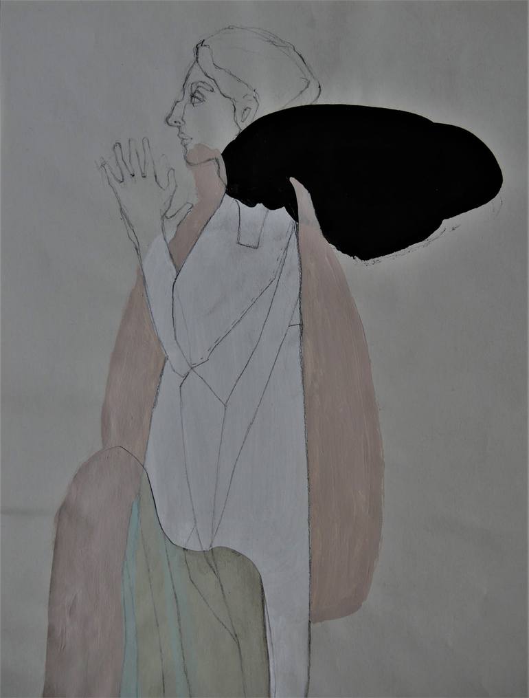 THE DARKNESS THAT NEVER LEAVES Drawing by Doris Schmitz | Saatchi Art