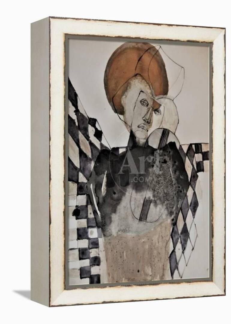 GAZING AT THE MOON Drawing by Doris Schmitz | Saatchi Art