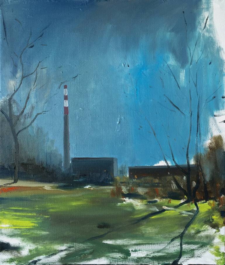 outing IV. Painting by Rudolf Janák | Saatchi Art