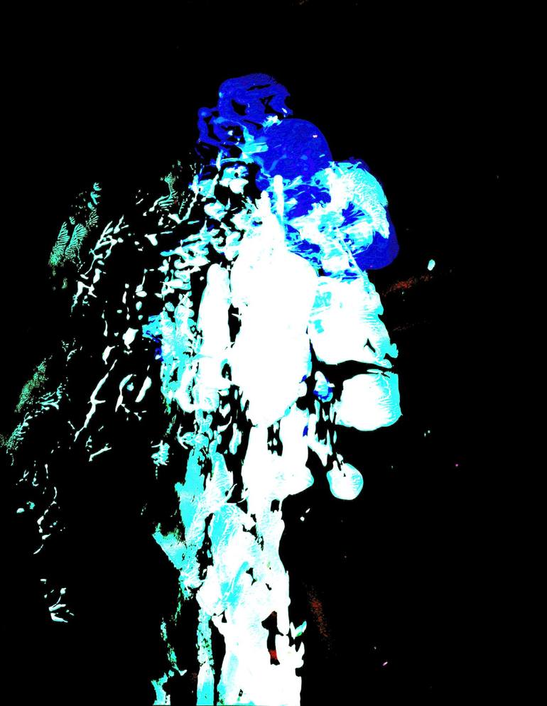 Spring 3 - Inverted Colours Mixed Media by Erica SCHWENDENER | Saatchi Art