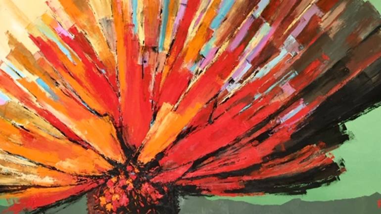 Sago Palm 1 Painting by Guillermo Roa | Saatchi Art
